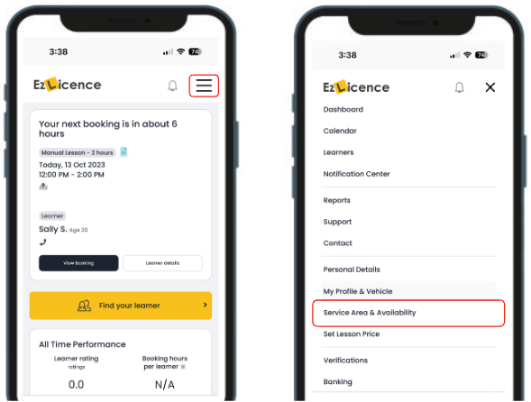 How to change your availability – EzLicence Support
