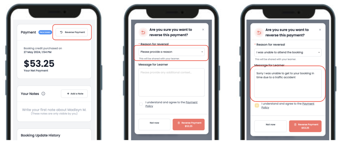How to reverse a payment – EzLicence Support